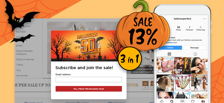 Halloween Marketing Services Bundle For Online Store